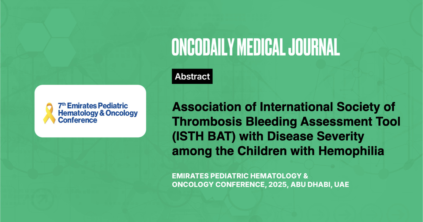 Association of International Society of Thrombosis Bleeding Assessment ...